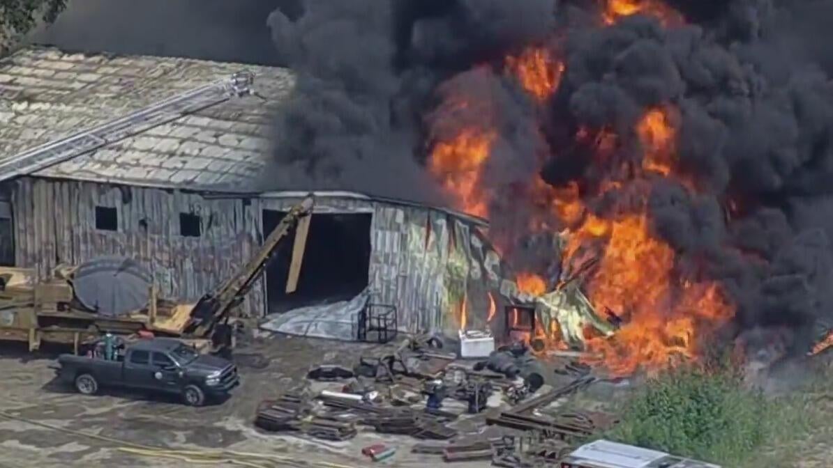 Welding activity caused fire in Forest Hill