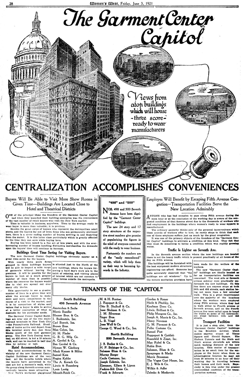 The Seventh Avenue Address That Build New York Fashion