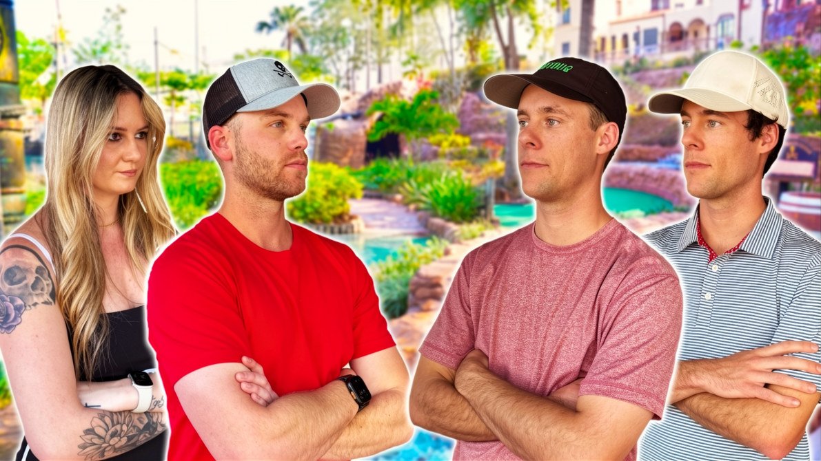 Brooks & Elisha’s twin tour mini golf match