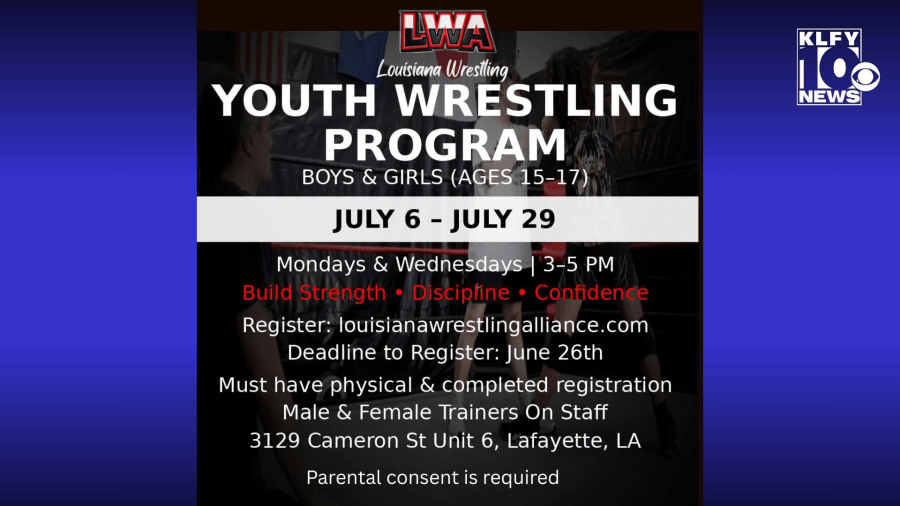 LWA hosts summer youth wrestling camp in Lafayette
