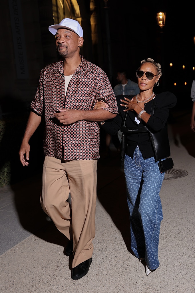 Will Smith, Jada Pinkett Smith link arms in Paris with son Jaden Smith