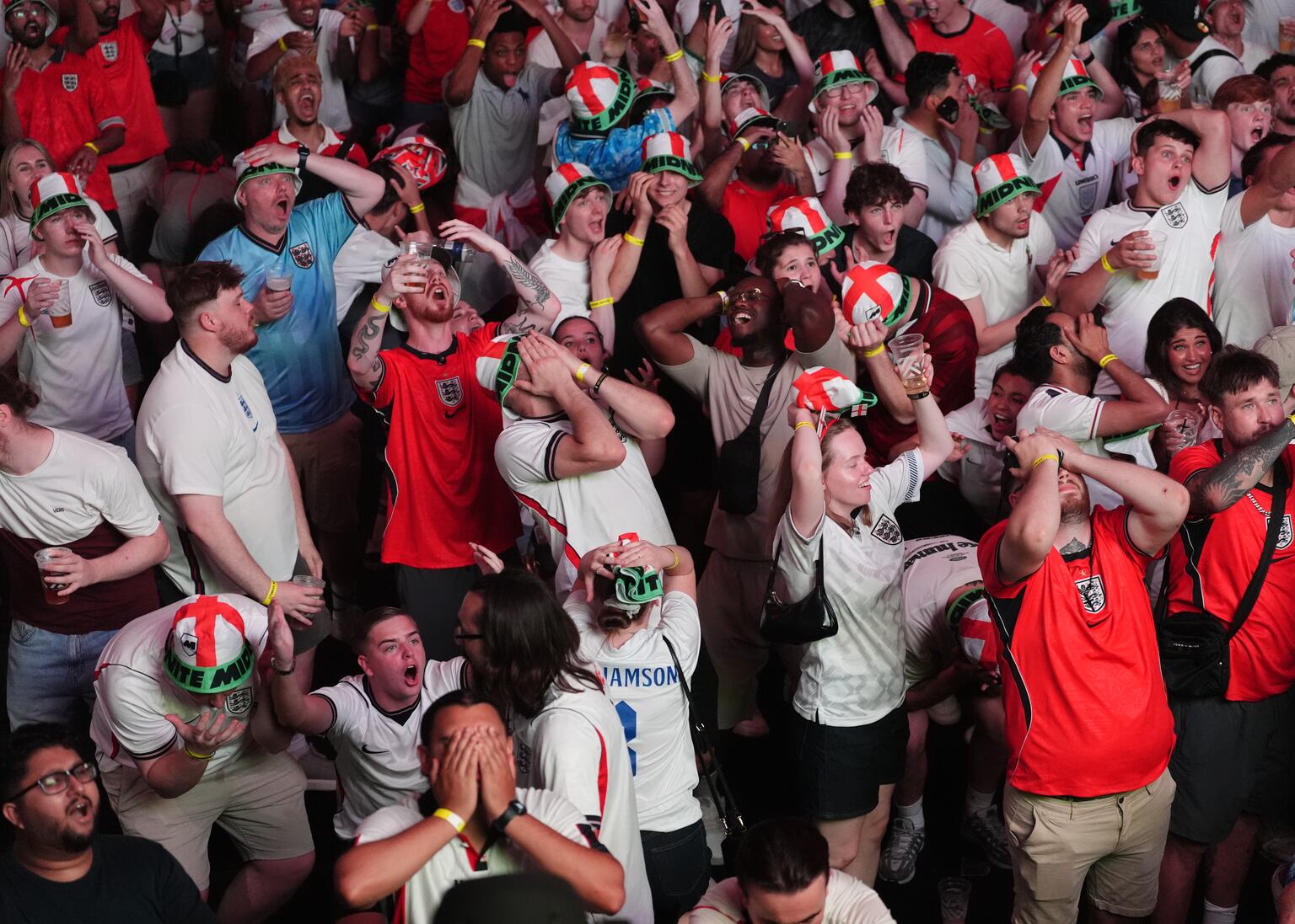 Frustration and disappointment for England fans following 0-0 draw with ...
