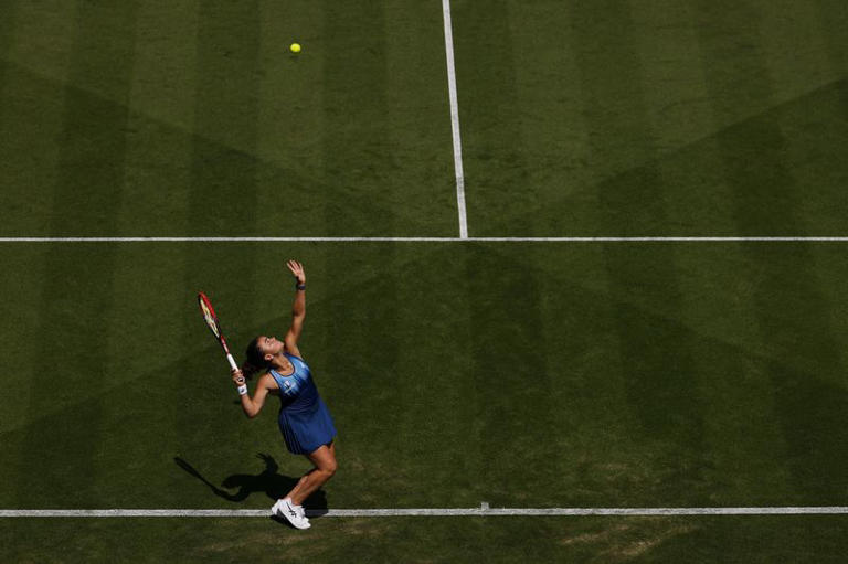 Tennis - Top seed Paolini suffers early defeat at Eastbourne