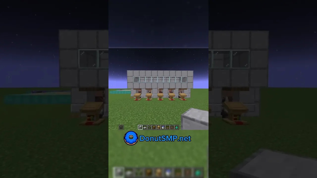 Villager curing system part 2 #minecraft #donut #villager #donutsmp # ...