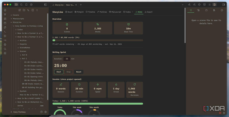 The StoryLine plugin turned Obsidian into my favorite writing tool ...