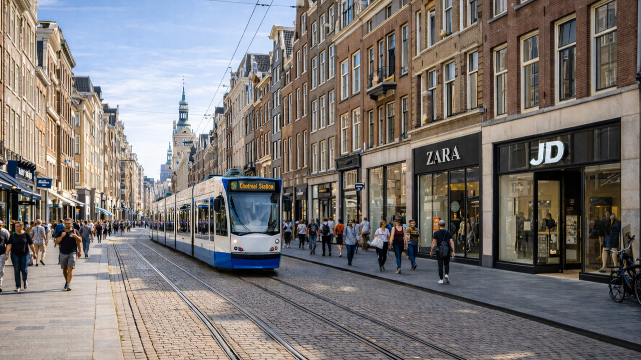 Can this tram street show Amsterdam’s daily life?