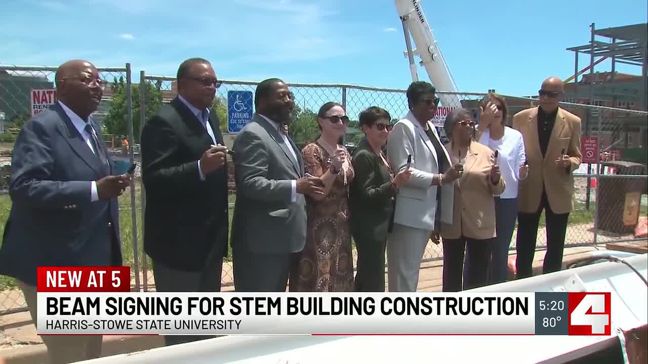Harris-Stowe marks milestone on STEM building