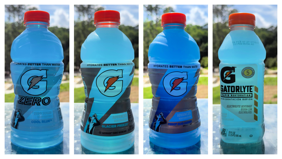 I blind taste-tested all the blue Gatorade flavors—and there was one ...