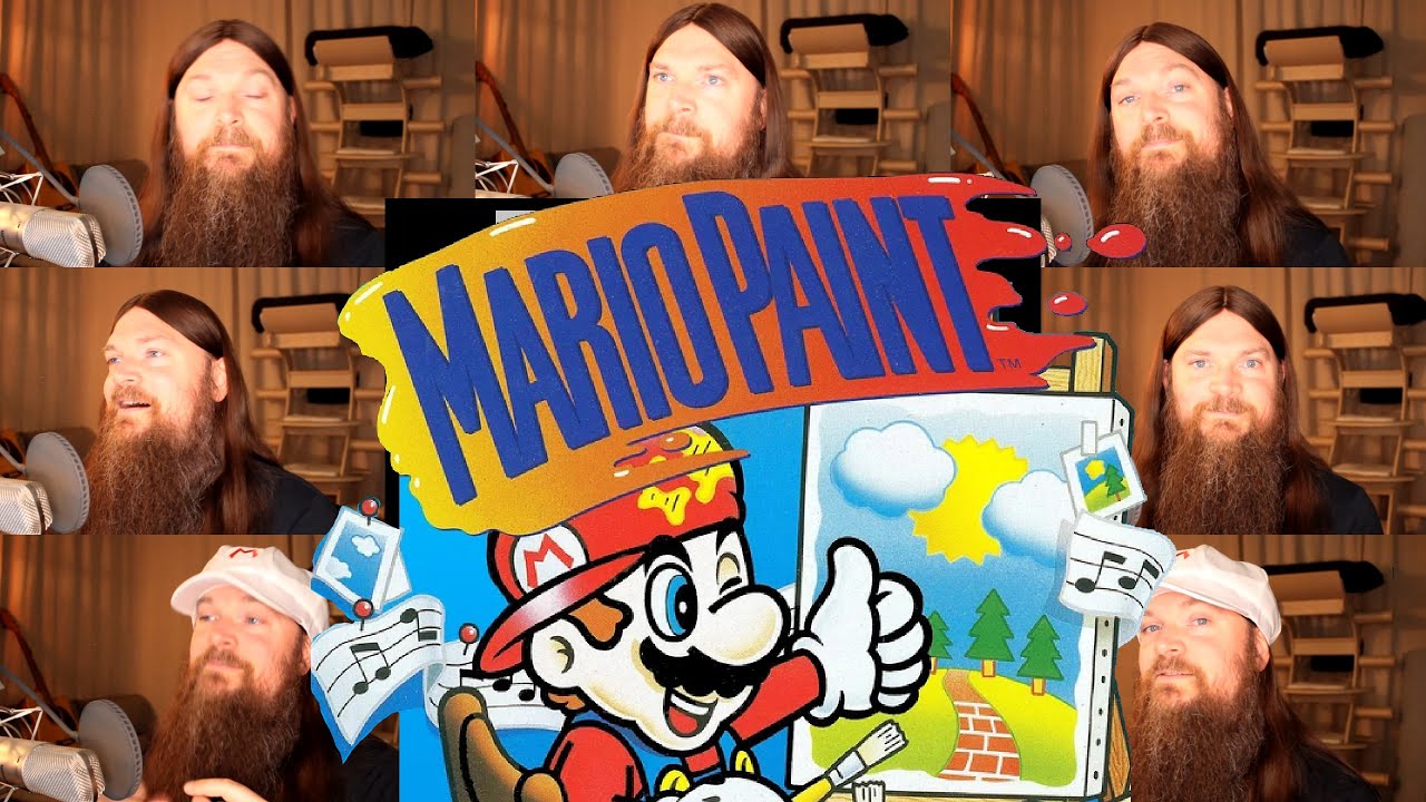 Mario Paint - Creative exercise acapella!