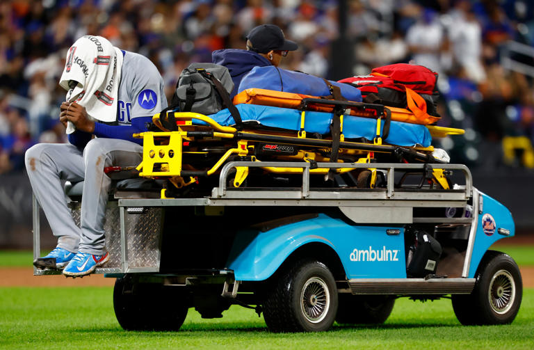 Cubs pitcher Edward Cabrera headed to IL after being carted off the ...