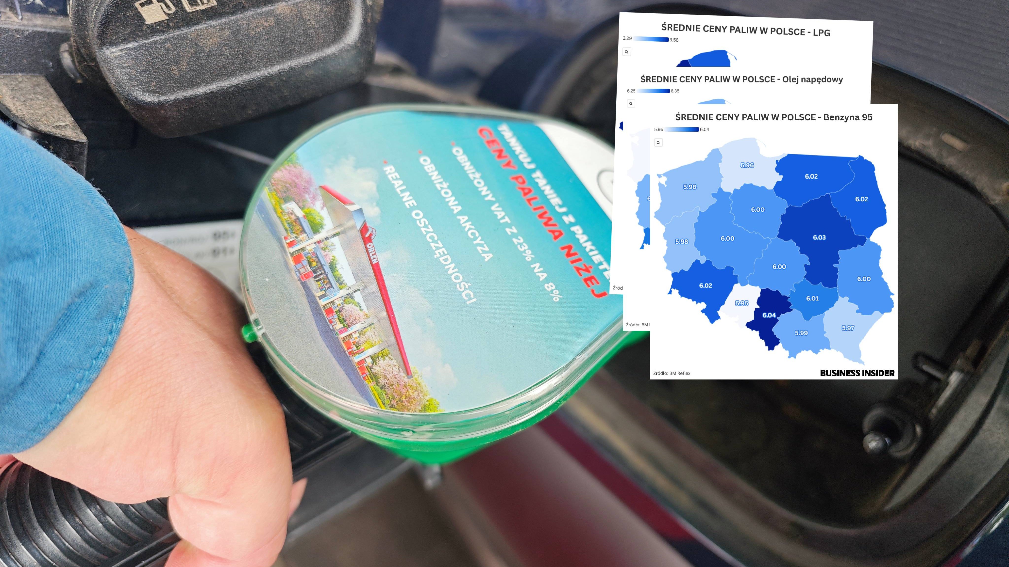 Wakacyjna mapa cen paliw. Tam możesz zaoszczędzić