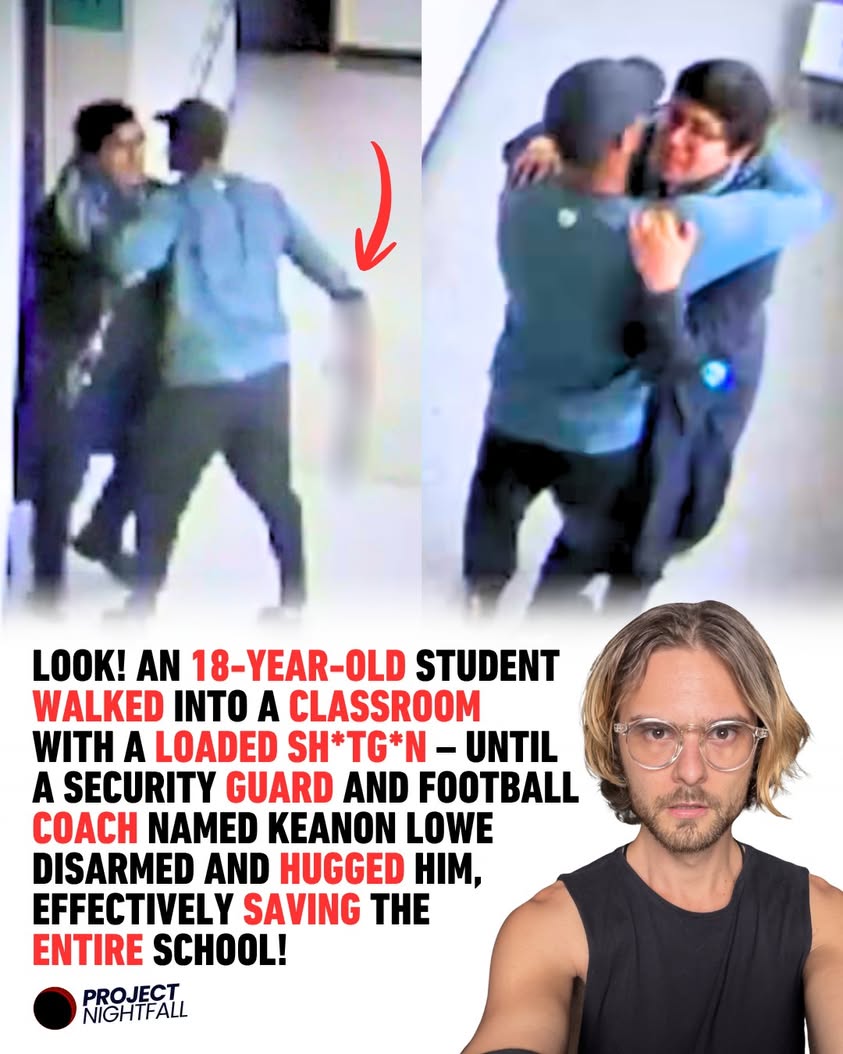Gunman hugged: Coach's radical empathy stops school shooting