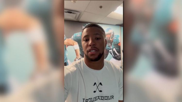 Eagles star Saquon Barkley sends heartfelt message to St. Augustine boy ...