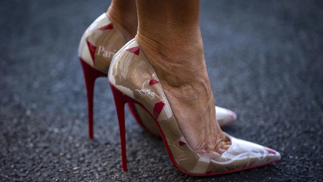 Melania Trump’s luxury footwear choices