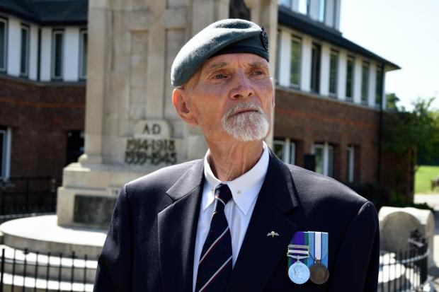 Veteran remembers 'forgotten war' at Basingstoke Armed Forces Day flag ...