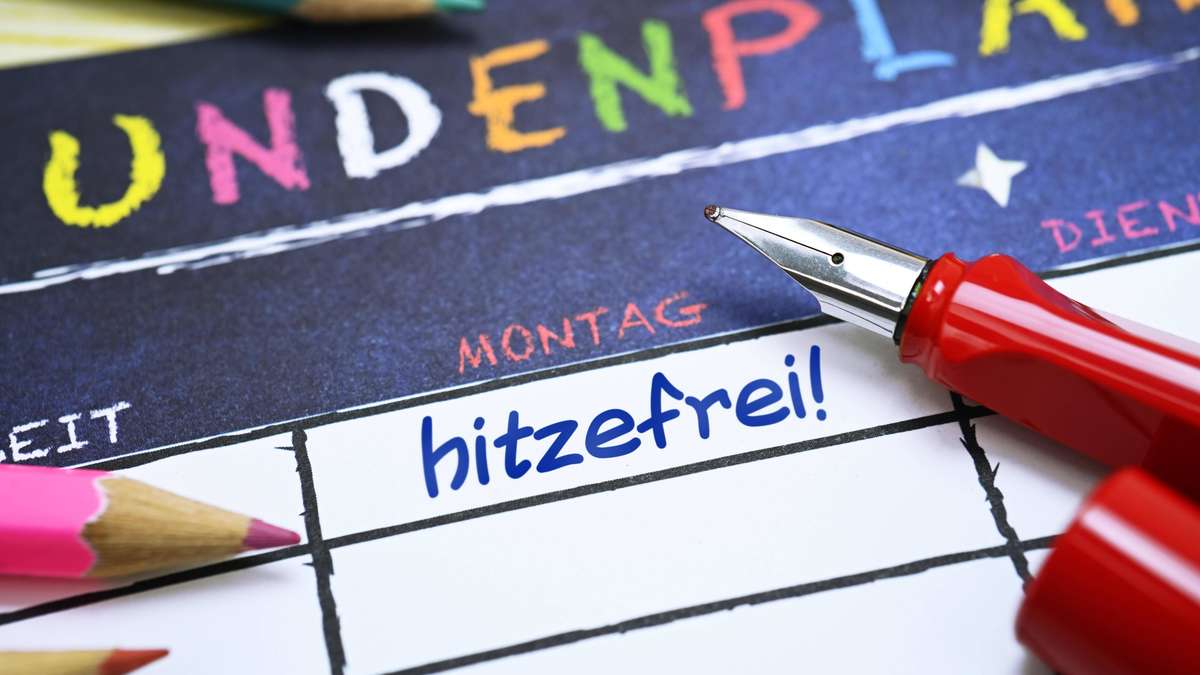 Schule in Oberbayern macht wegen Hitze schon um 11.15 Uhr dicht ...