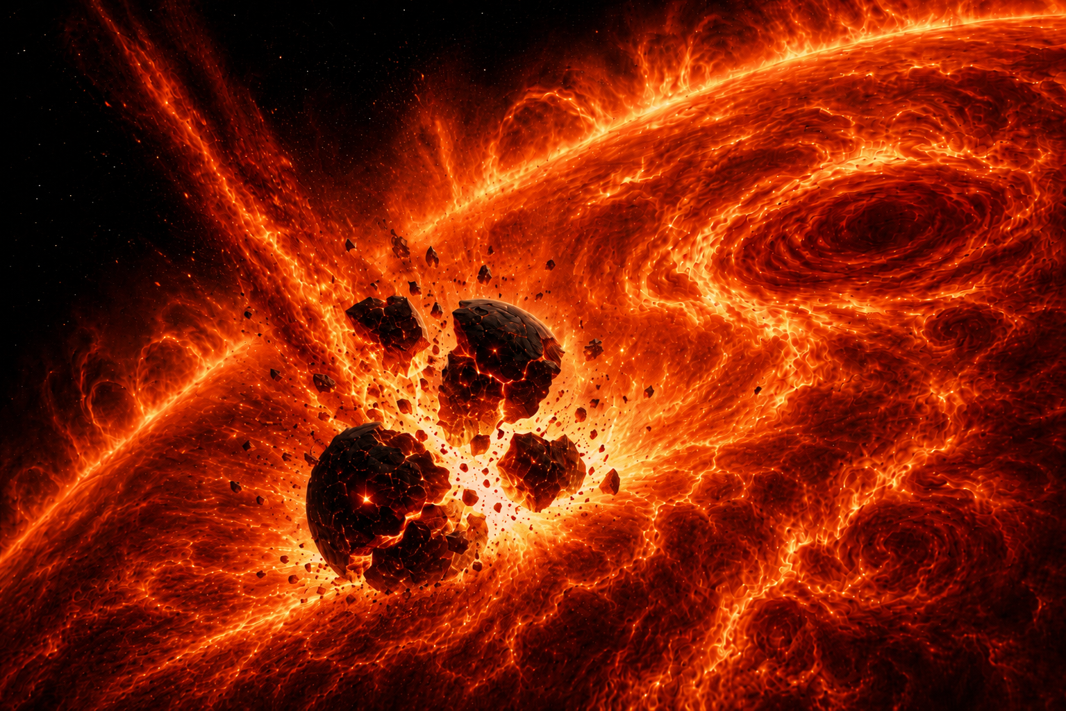A star swallows a super-Earth, a brown dwarf accomplice to the crime
