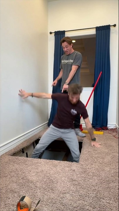How much tape to hold the Trap Door