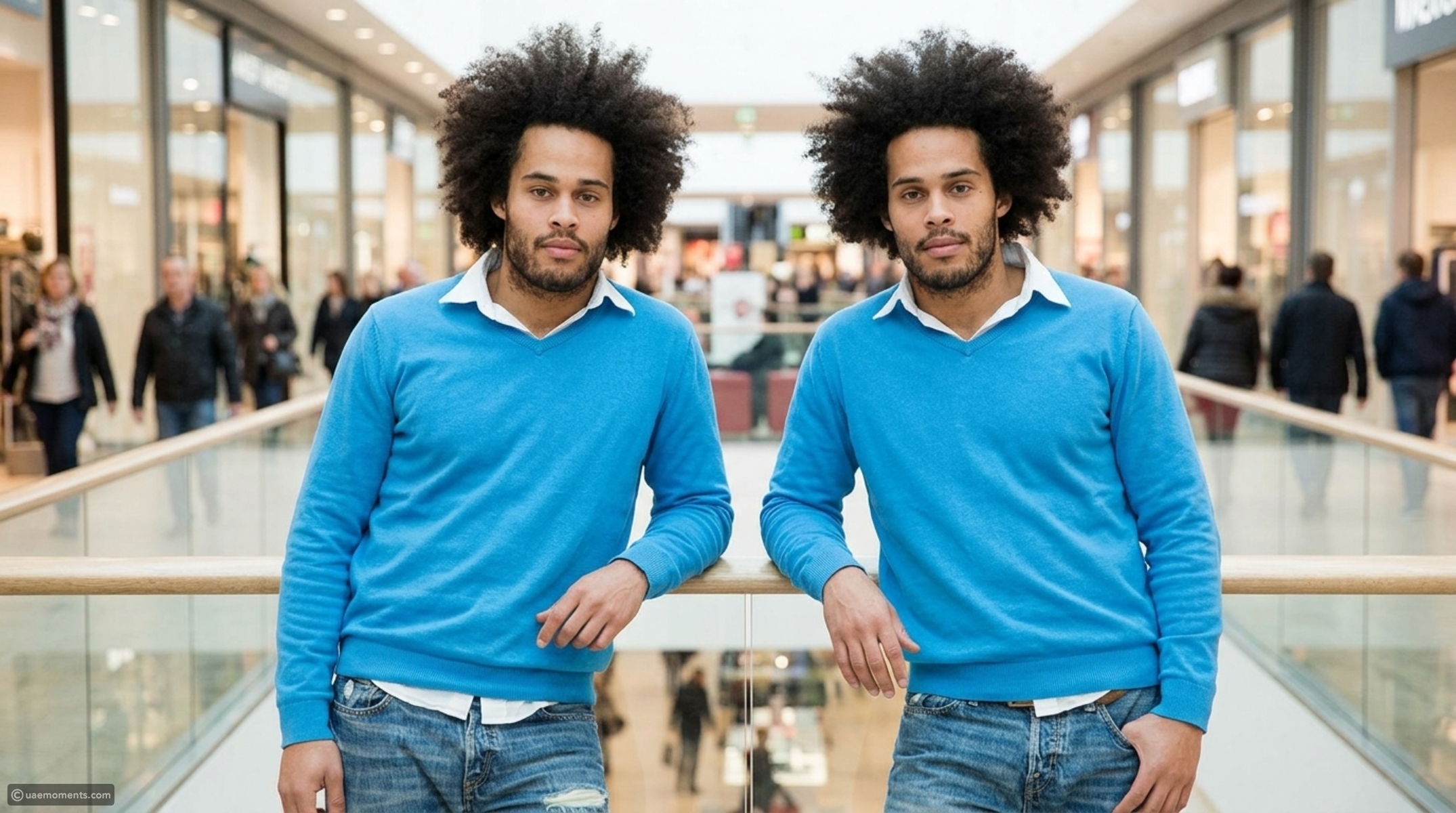 Twin pranksters kept teleporting around a mall, and shoppers were ...