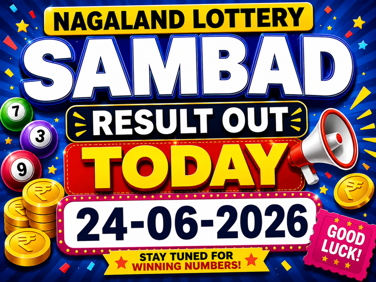 Nagaland Lottery Sambad result out today (24-06-2026); check Rs 1 crore ...