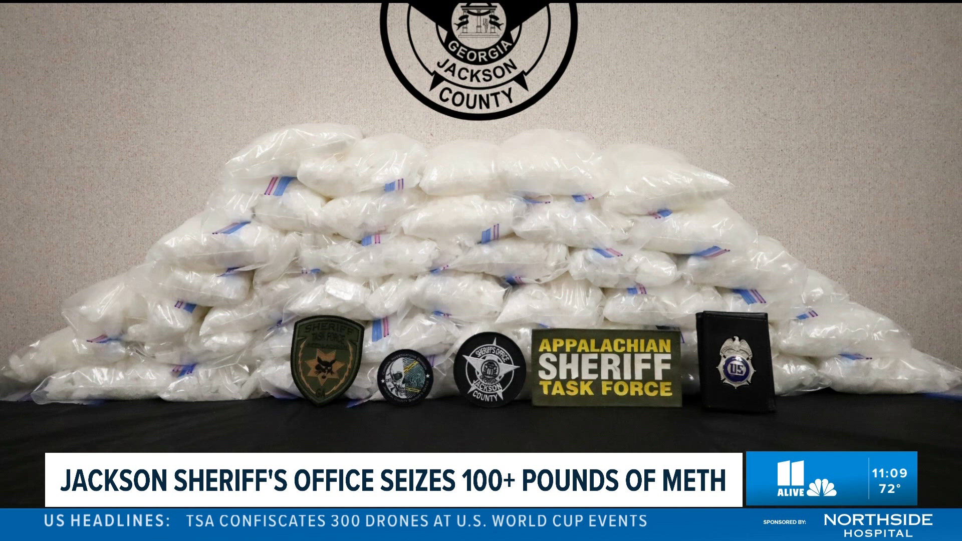 20 people facing charges after 100+ pounds of meth seized in Jackson County