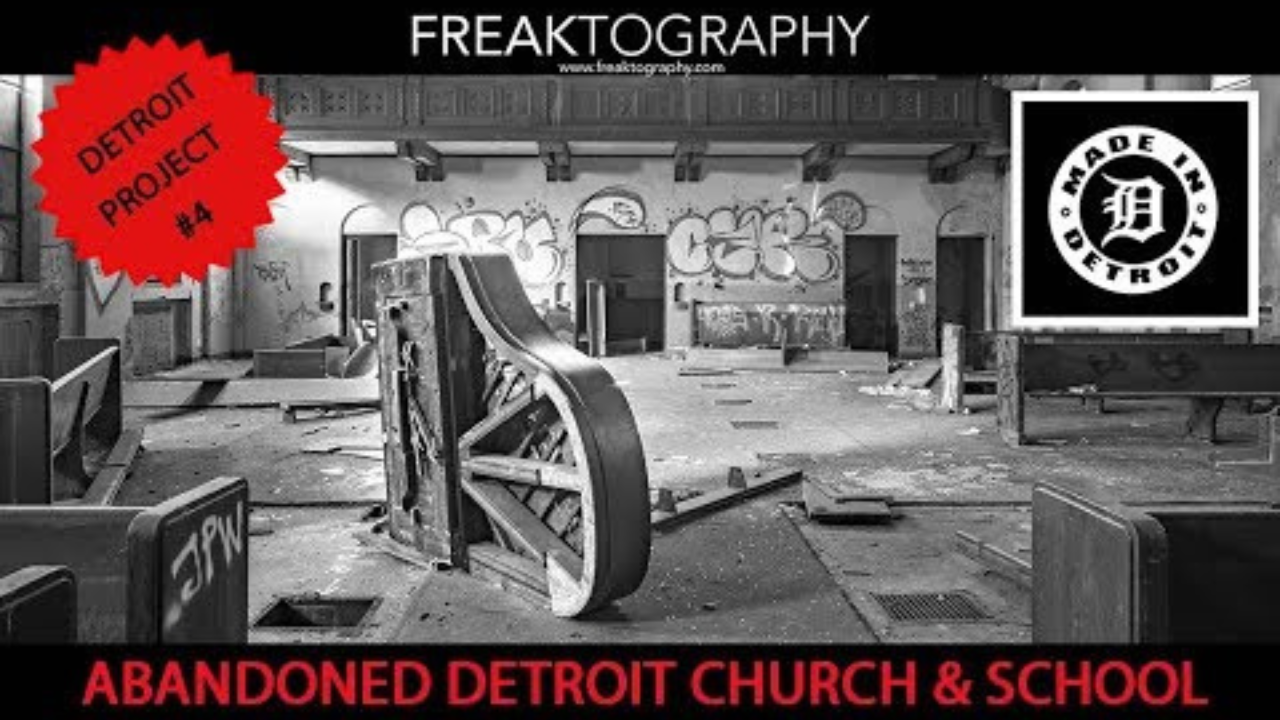 Exploring the abandoned St. Margaret Mary Church and School in Detroit
