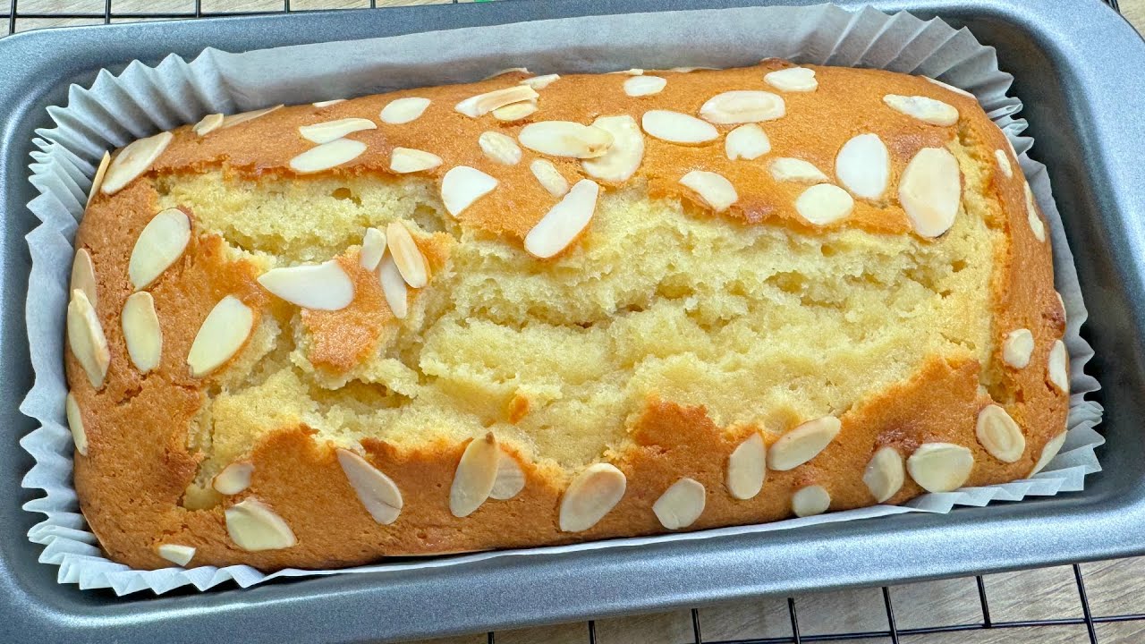 Simple Almond Cake Recipe With Yogurt Soft Texture
