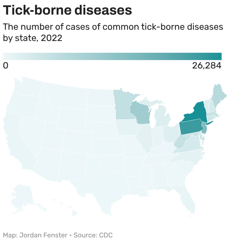 Connecticut's lone star tick population explodes, raising concern about ...