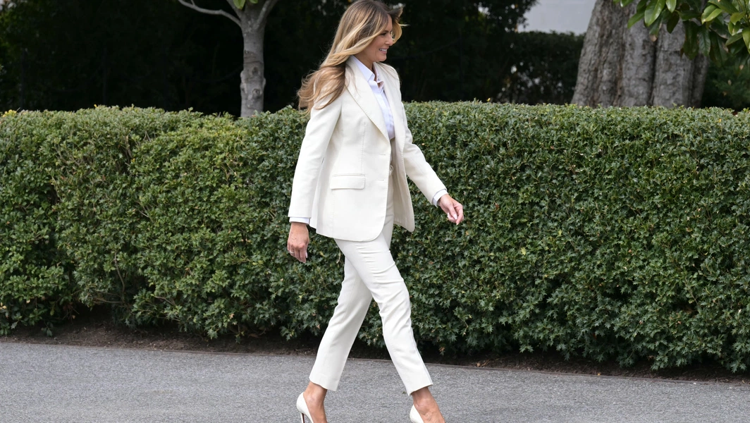Melania Trump’s luxury footwear choices