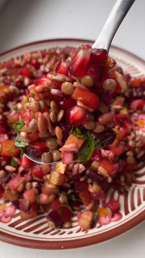 Why beetroot and pomegranate make a perfect pair