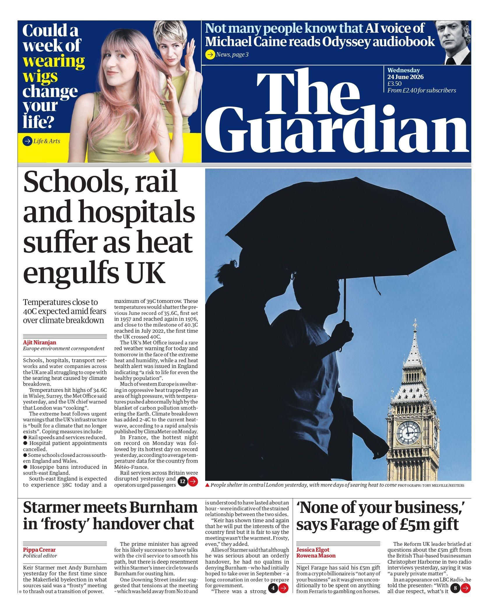 'Heat engulfs UK' and 'Ghana be alright'