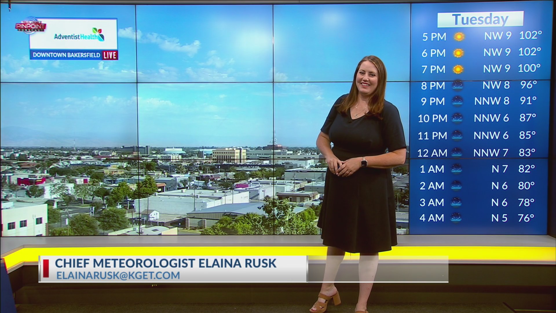 Elaina Rusk's evening Bakersfield forecast - June 23, 2026