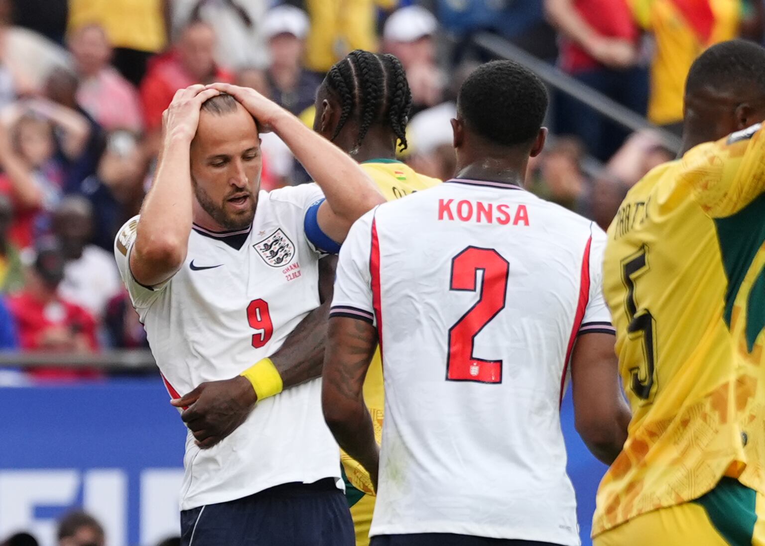 Frustration and disappointment for England fans following 0-0 draw with ...