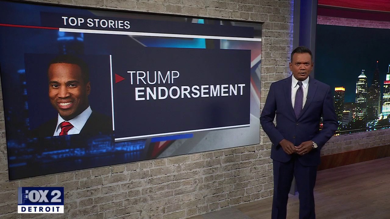 Trump endorses James & Nesbitt drops out of race for governor of Michigan