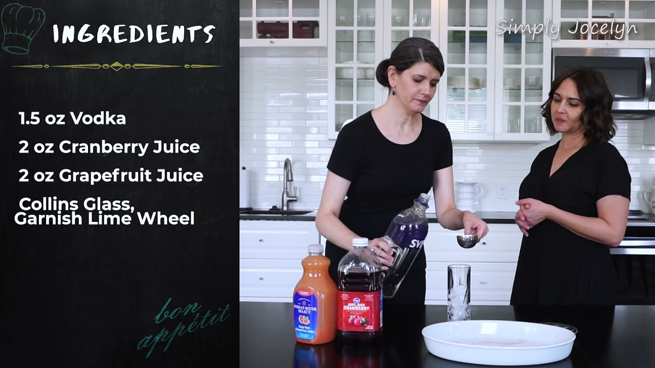 How to make a sea breeze cocktail