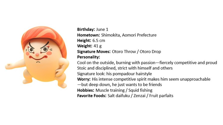 What if sushi became sumo wrestlers? Meet “Otoro” from Sushi Sumo