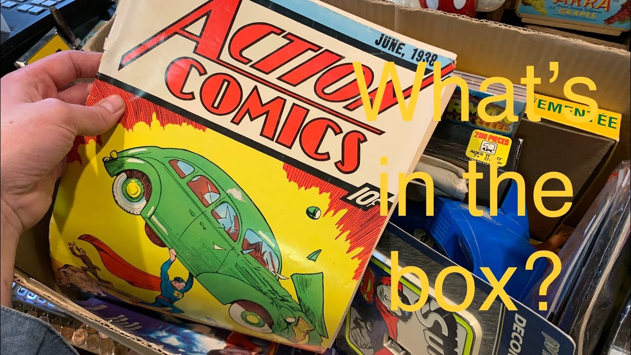 Superhero mystery estate boxes reveal hidden collectibles inside