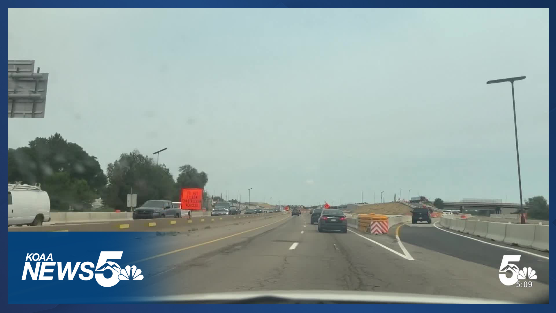 Speed cameras to be active next week in I-25, Highway 50 construction zone