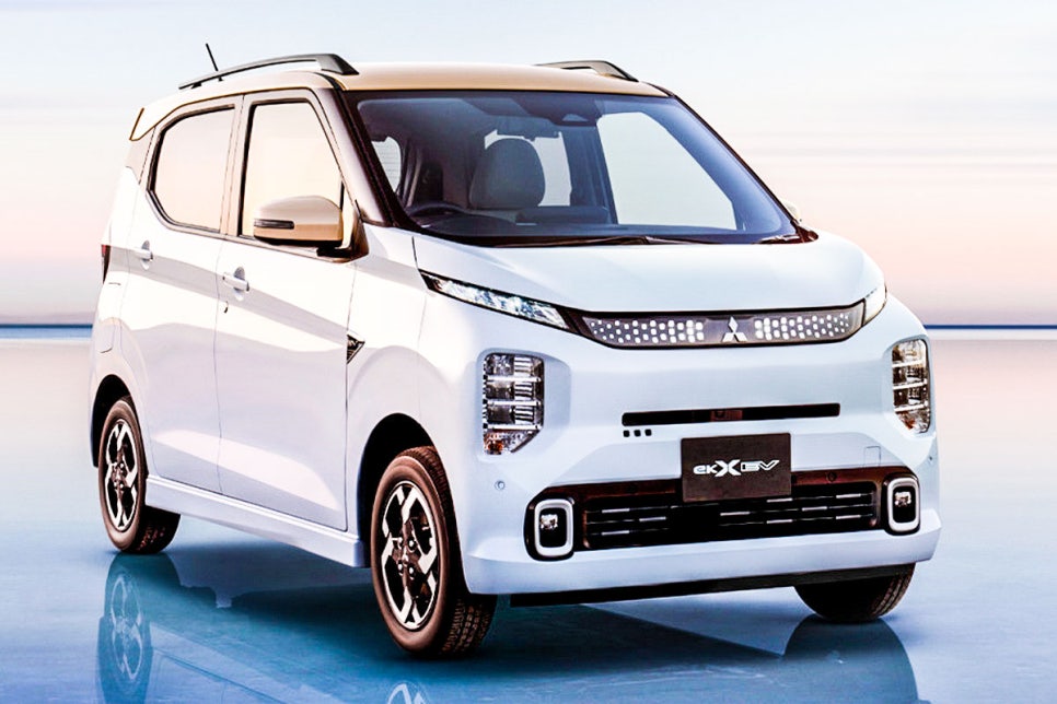 64 HP, 112 miles, Pikachu face? Mitsubishi’s eK X EV is a city car you ...