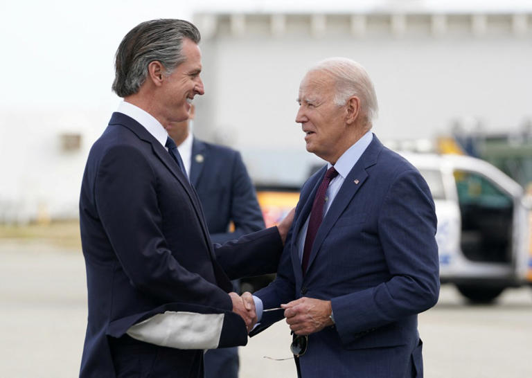 Gavin Newsom gambles on Joe Biden in hunt for 2028 presidential ...