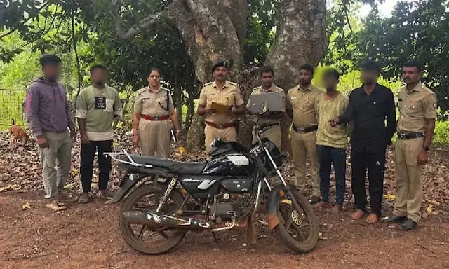 Anandapura: Two arrested for transporting ganja on bike