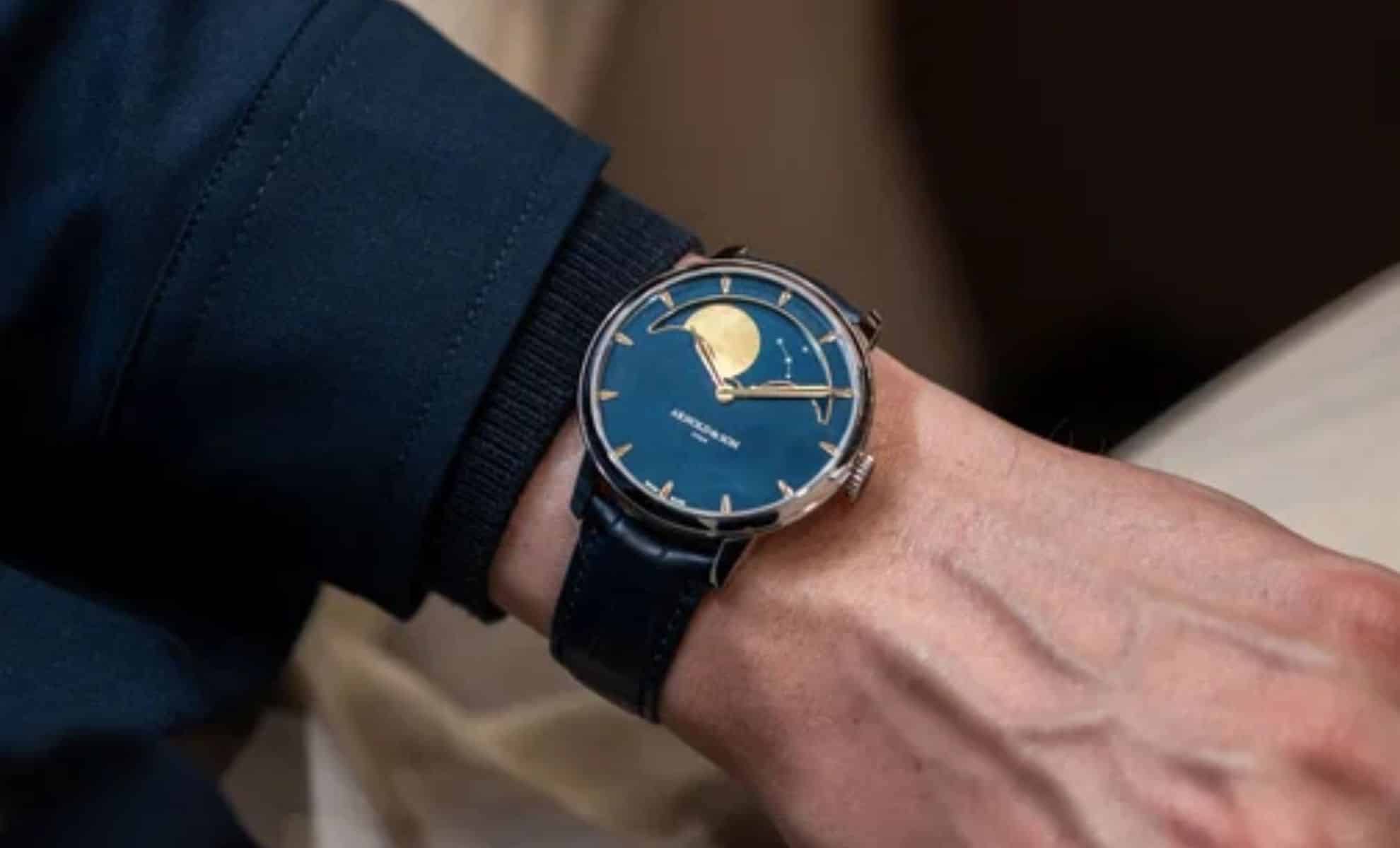 Arnold & Son Perpetual Moon 41.5 Steel « Colours of the Moon » : Cette ...