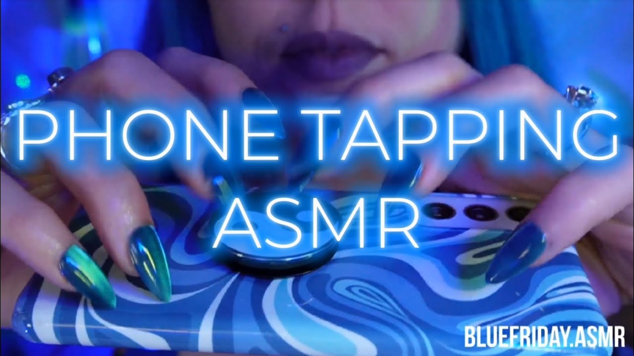 Phone tapping ASMR crisp relax sounds