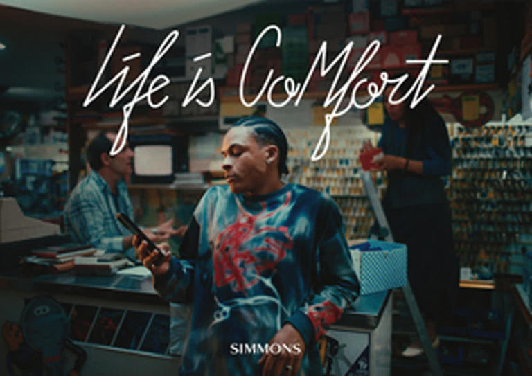 시몬스 'LIFE IS COMFORT' 캠페인, 유튜브 조회수 1억회 돌파