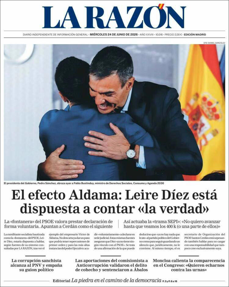 ¿Quién escucha a Felipe González en las portadas?