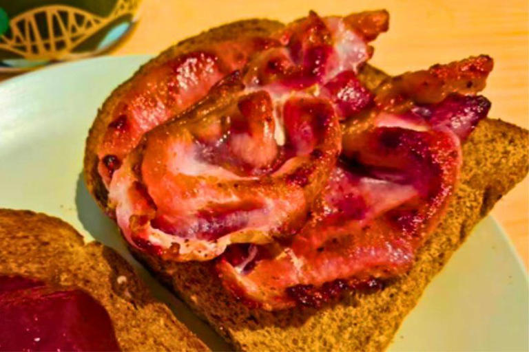 Stop frying bacon in oil as it will be a lot tastier if you use a ...