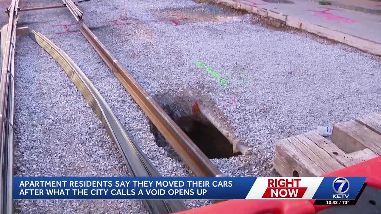 Void causes downtown parking garage evacuation