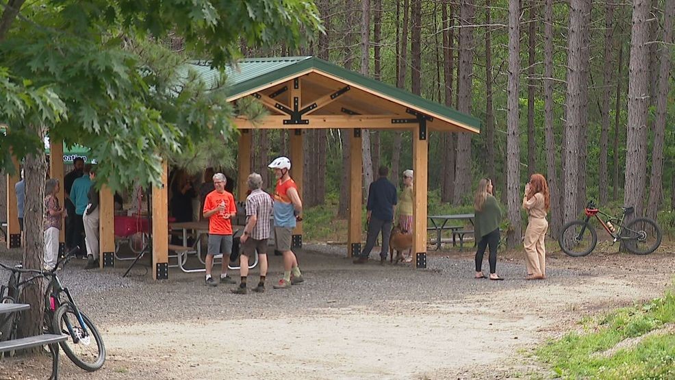 Popular Gorham bike park gets new shade pavilion