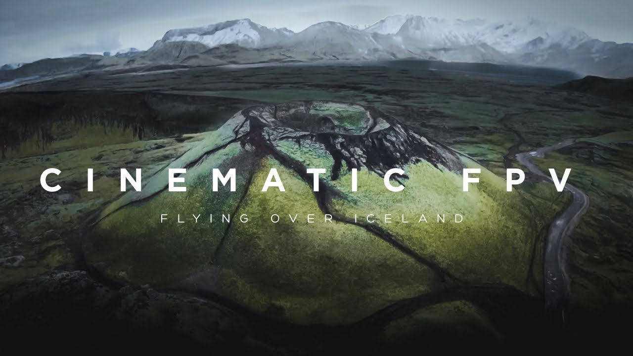 Cinematic FPV - flying over Iceland