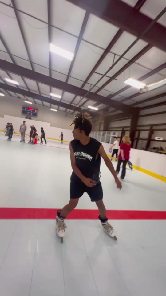 Why are we going so fast? Roller skating speed run chaos moment